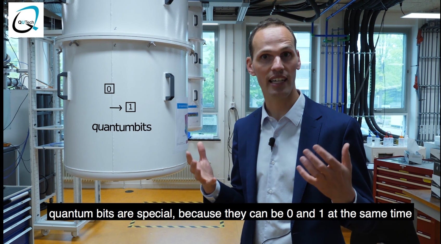 Curious about the labs inside QuTech? Take our lab tour with Ronald ...